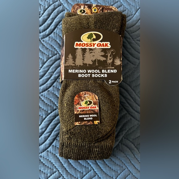 Mossy Oak | Underwear & Socks | Mossy Oak Merino Wool Blend Boot Socks ...